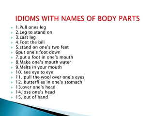 Idioms and Expressions | PPT