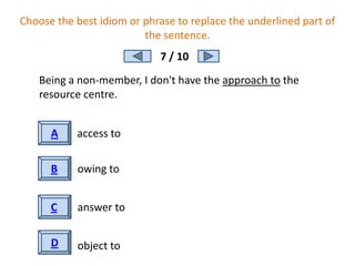 Idioms and phrases | PPTX