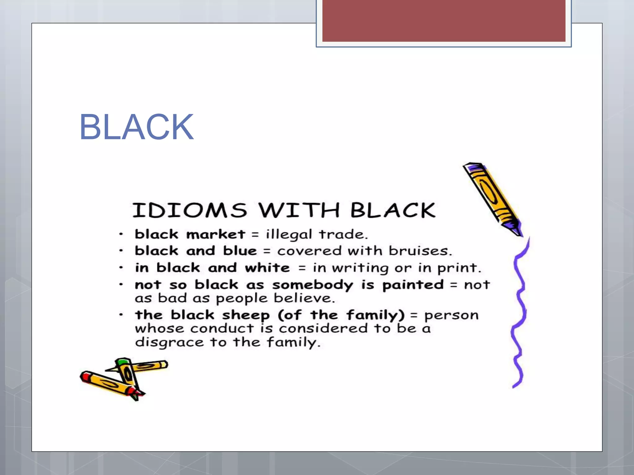 Idioms and phrases | PPTX