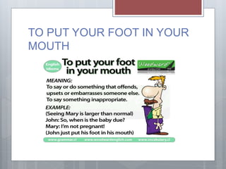 Idiom Put His Foot In His Mouth Pictures
