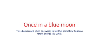 Idioms and phrases for SSC | PPTX