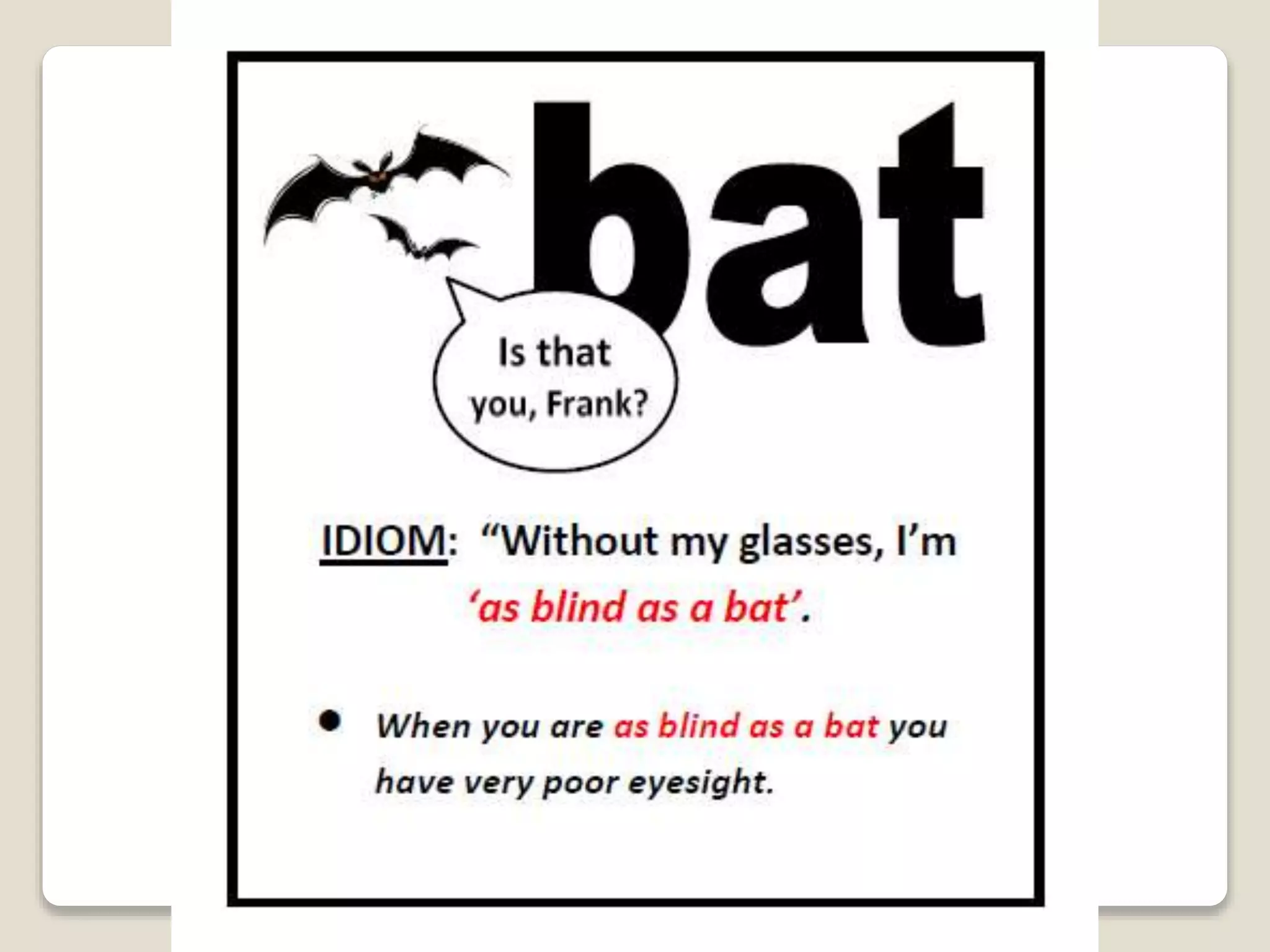 Idioms and proverbs | PPSX