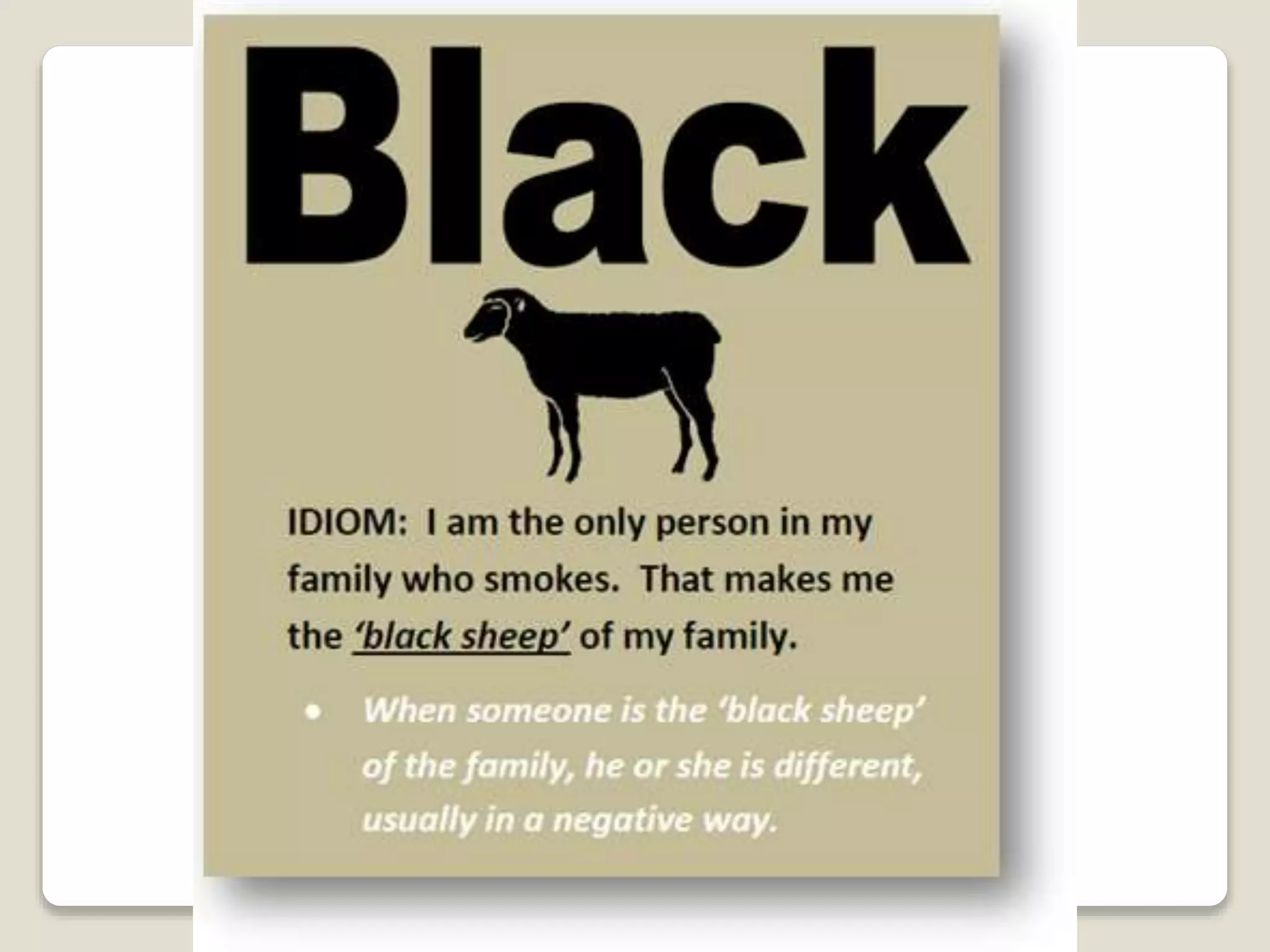 Idioms and proverbs | PPSX