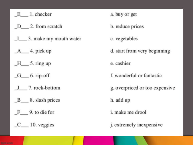 English class on idioms and slang for highschool | PPTX