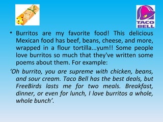 NA1: Idioms (Food) | PPT