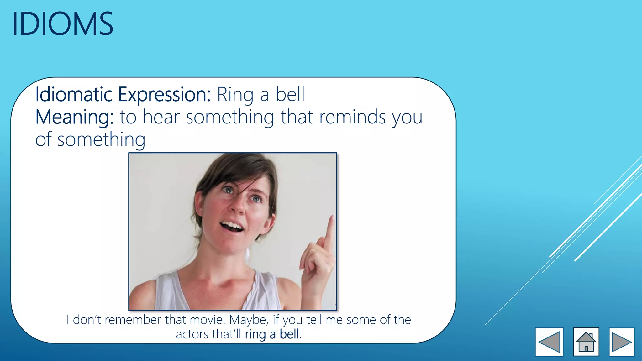 Common Idioms in English | PPTX