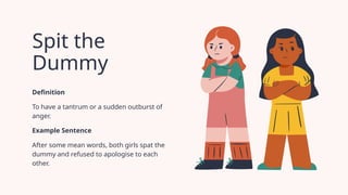 IDIOMS and review of the past lesson and the meaning of idioms | PPT