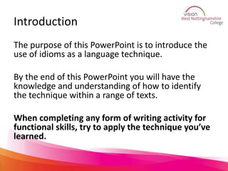 Idioms presentation | PDF