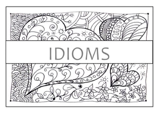 Idioms Tab Booklet - Doodles Book Cover | DOCX