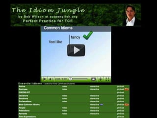 Idioms for Language Learners: Ideas, Tools, & Resources | PPTX