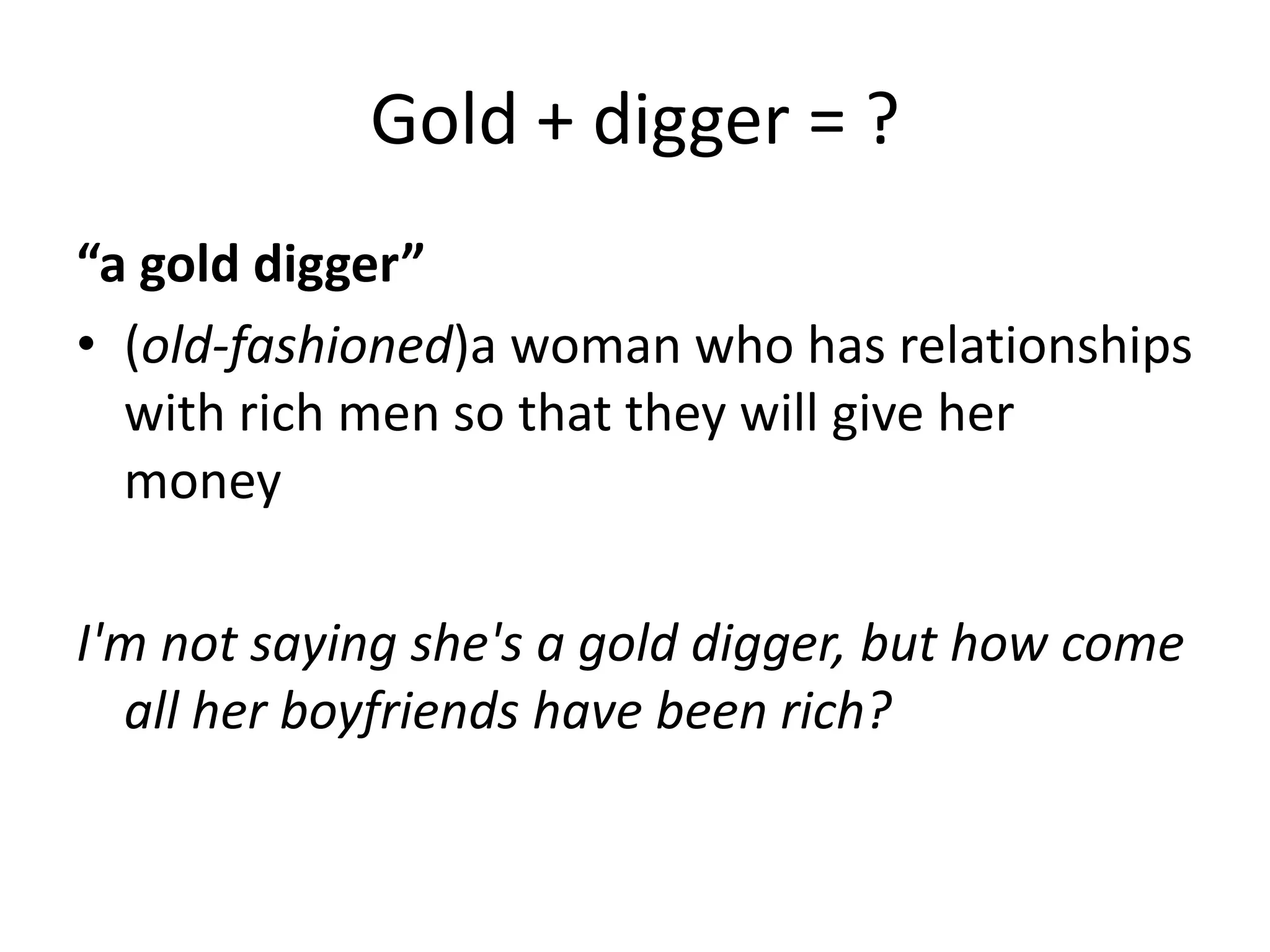 Idioms with gold | PPT