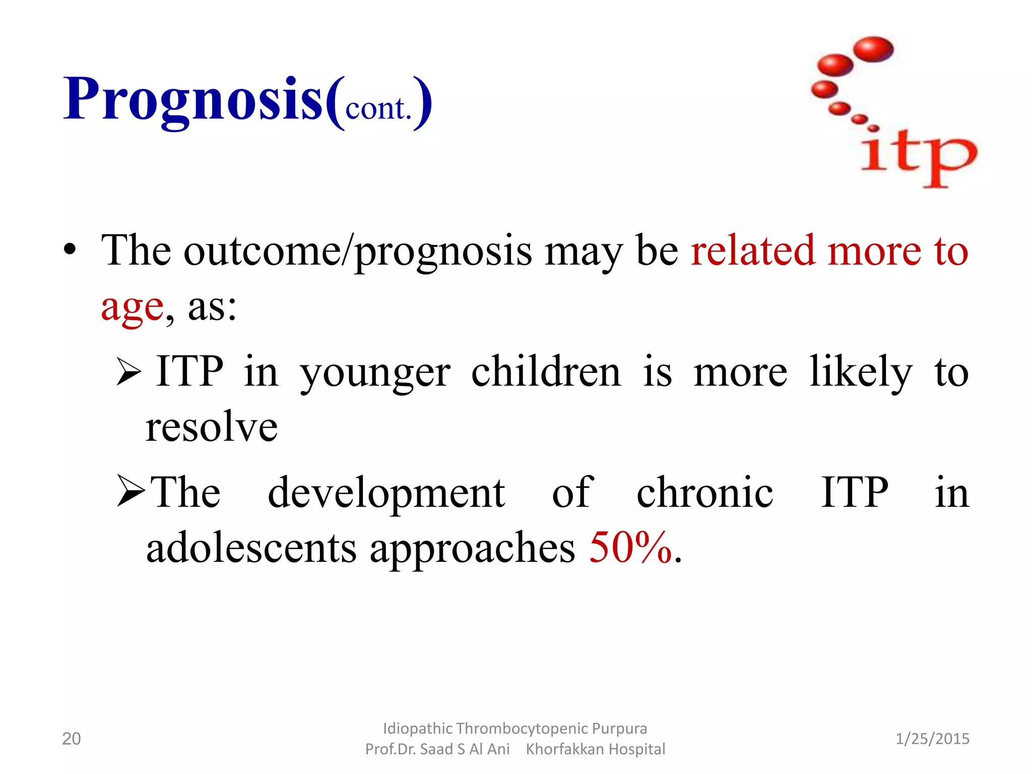 Idiopathic (autoimmune) Thrombocytopenic Purpura | PPTX
