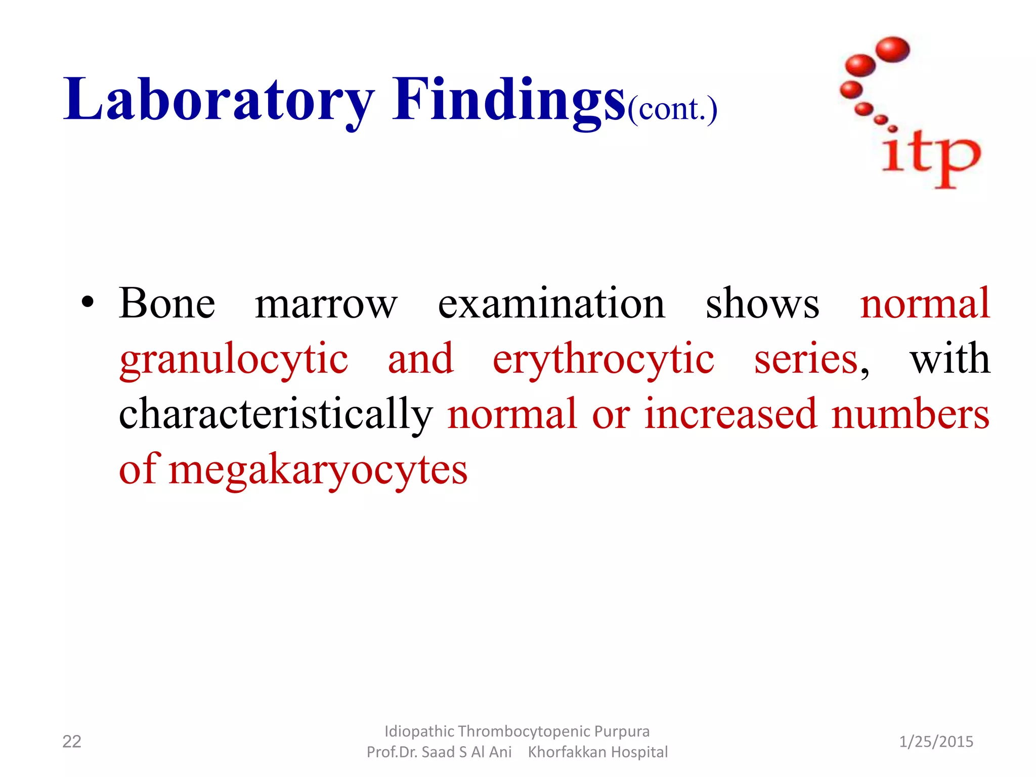 Idiopathic (autoimmune) Thrombocytopenic Purpura | PPTX