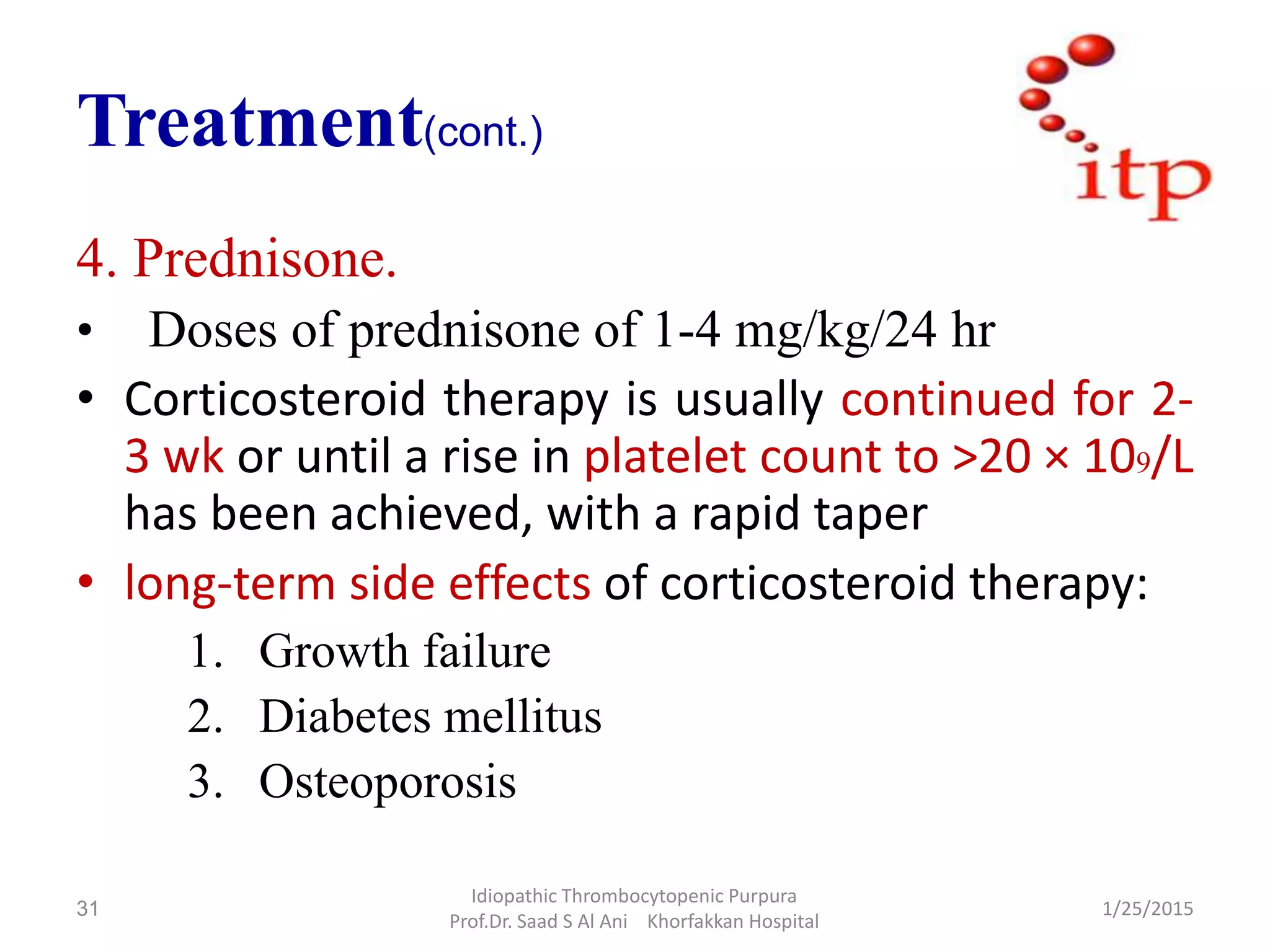 Idiopathic (autoimmune) Thrombocytopenic Purpura | PPTX