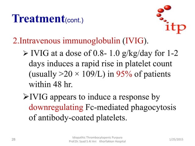 Idiopathic (autoimmune) Thrombocytopenic Purpura | PPTX