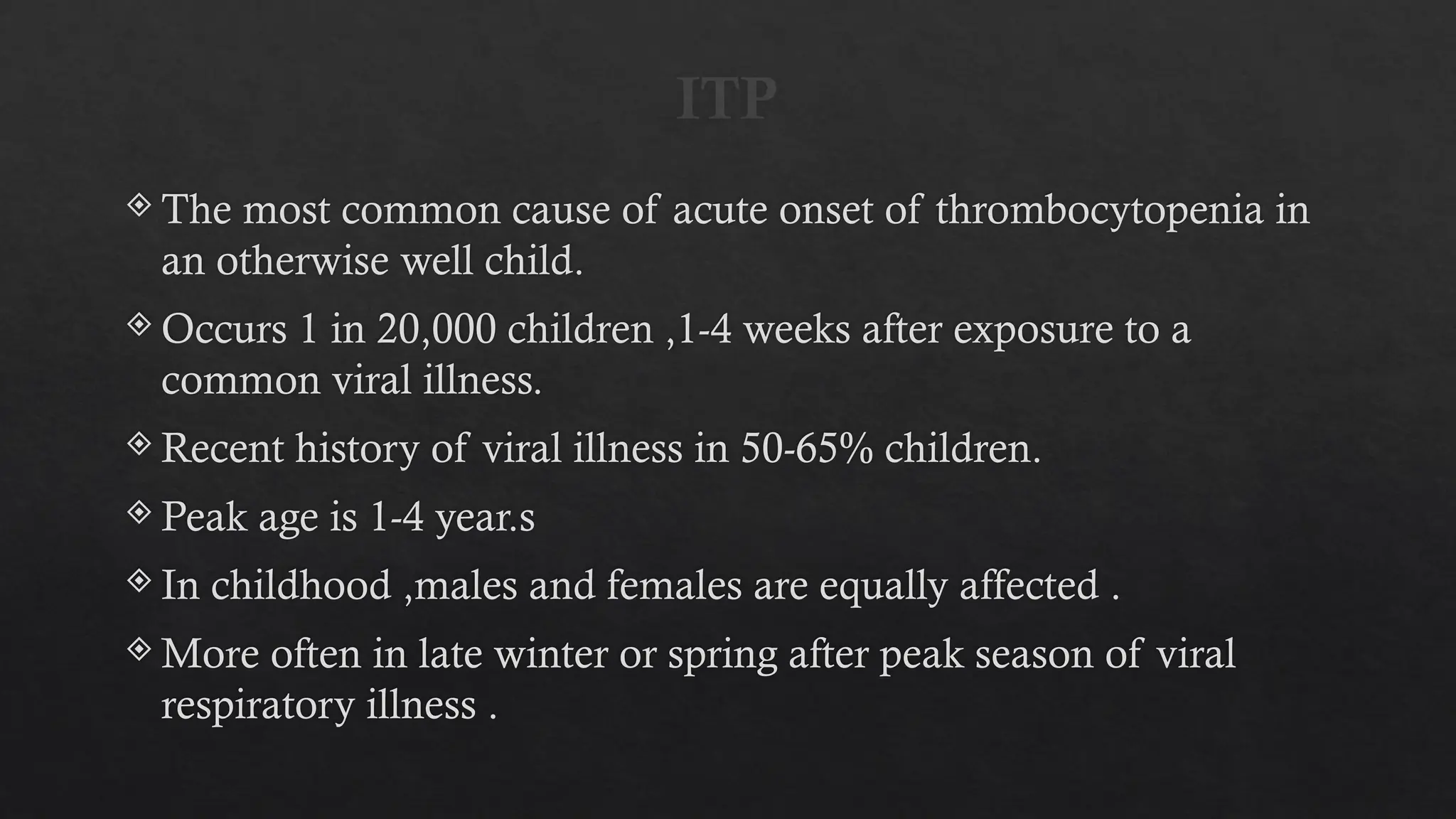 Immune thrombocytopenic purpura(ITP) .pptx