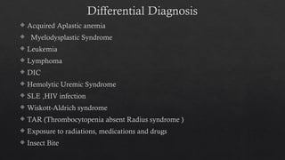 Immune thrombocytopenic purpura(ITP) .pptx