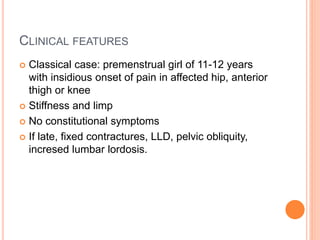 Idiopathic chondrolysis of the hip | PPTX