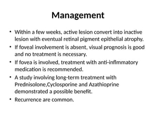 IDIOPATHIC CHORIORETINOPATHIES. PRESENTATION | PPTX