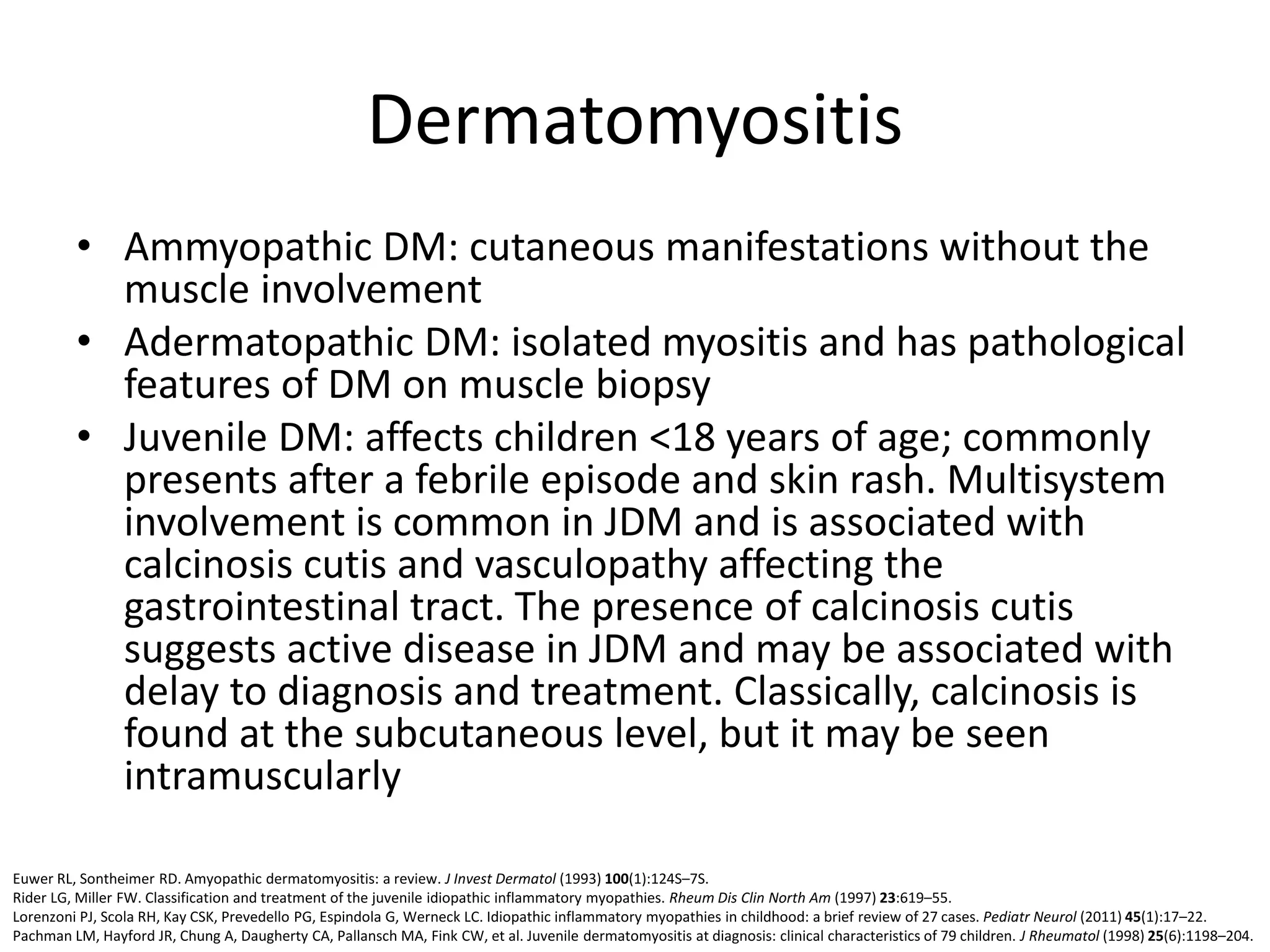 Idiopathic Inflammatory Myopathies | PPTX