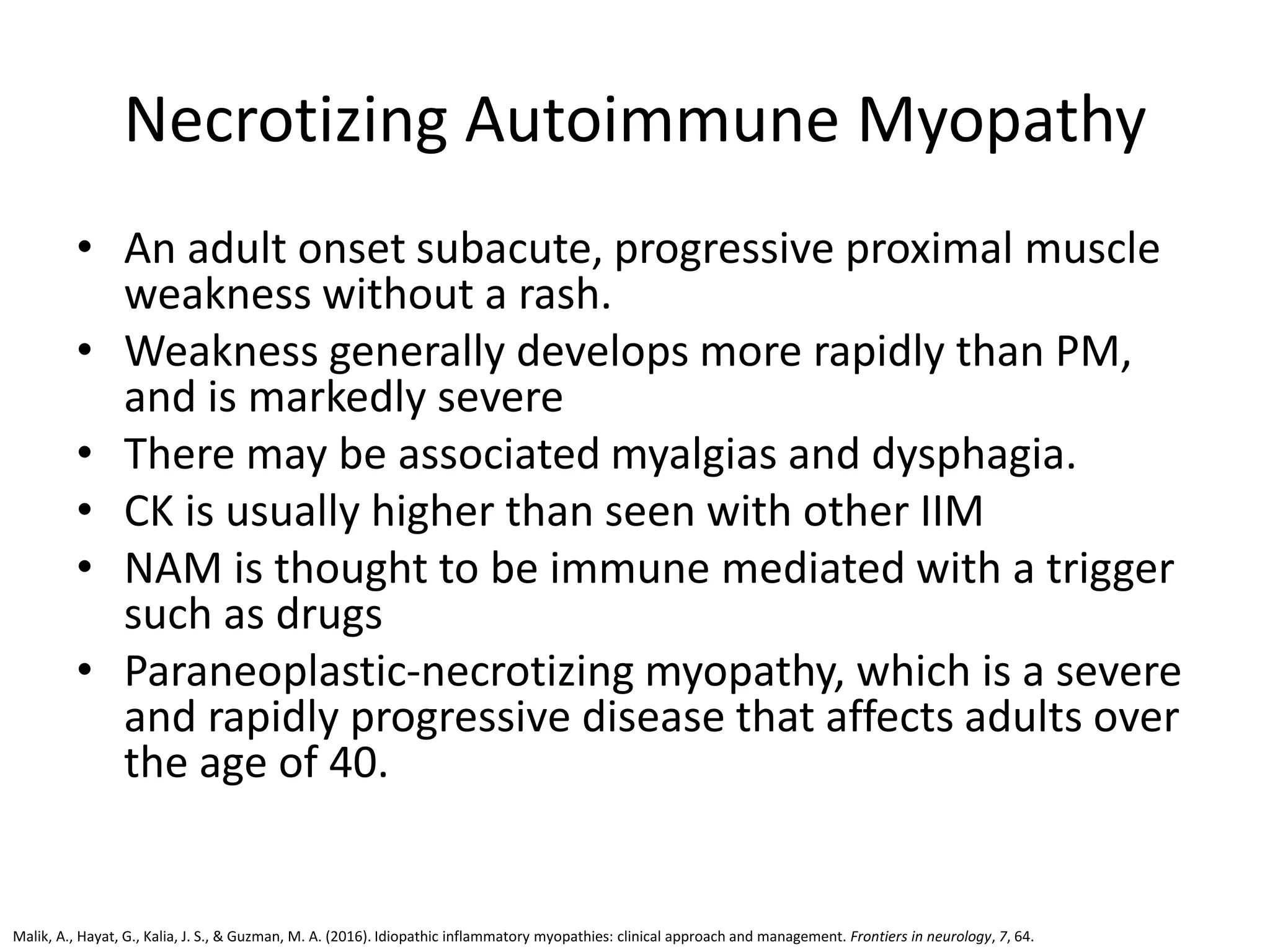 Idiopathic Inflammatory Myopathies | PPTX