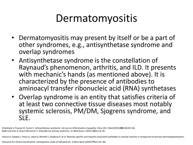 Idiopathic Inflammatory Myopathies | PPTX | Physical Therapy | Wellness