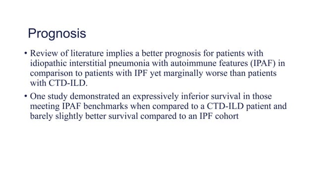 Idiopathic Interstitial Pneumonia With Autoimmune Features(IPAF).pptx