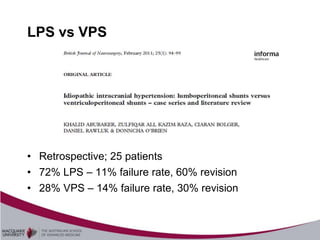 Idiopathic intracranial hypertension | PPT