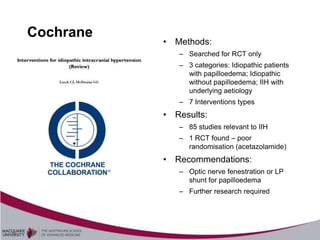 Idiopathic intracranial hypertension | PPT