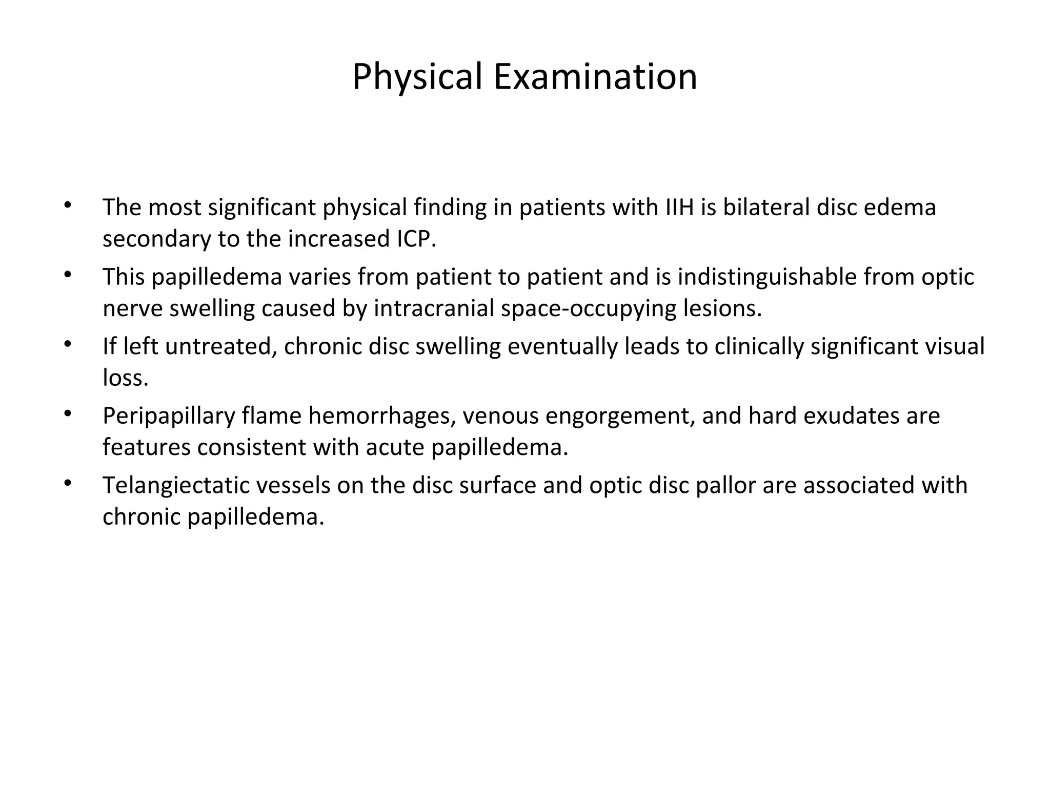 Idiopathic intracranial hypertension | PPT