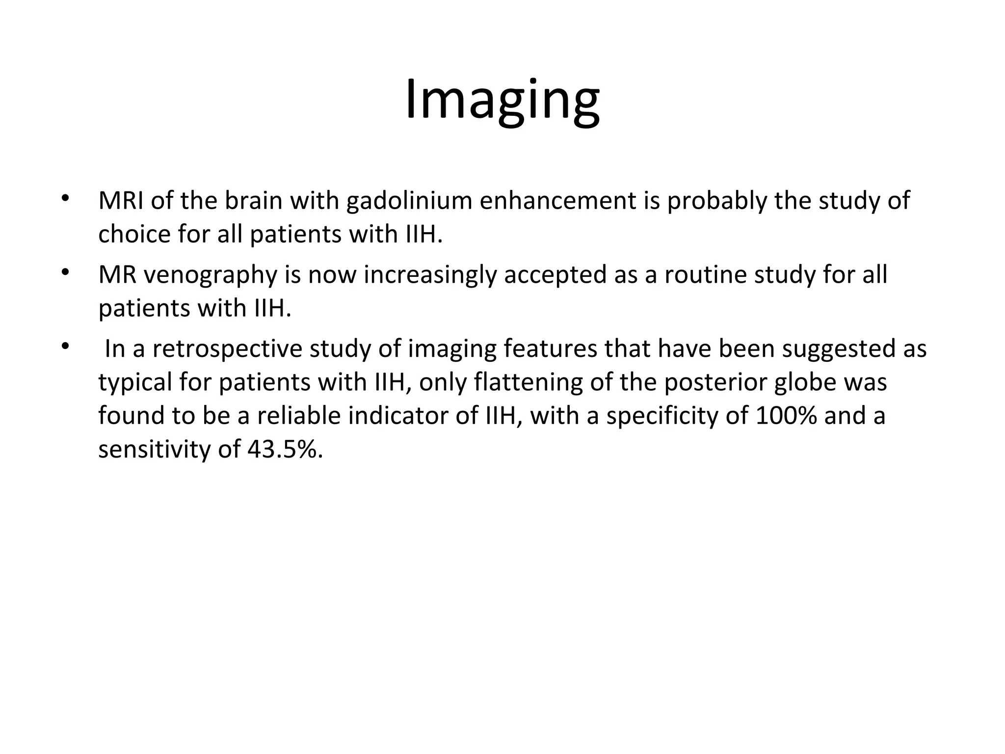 Idiopathic intracranial hypertension | PPT