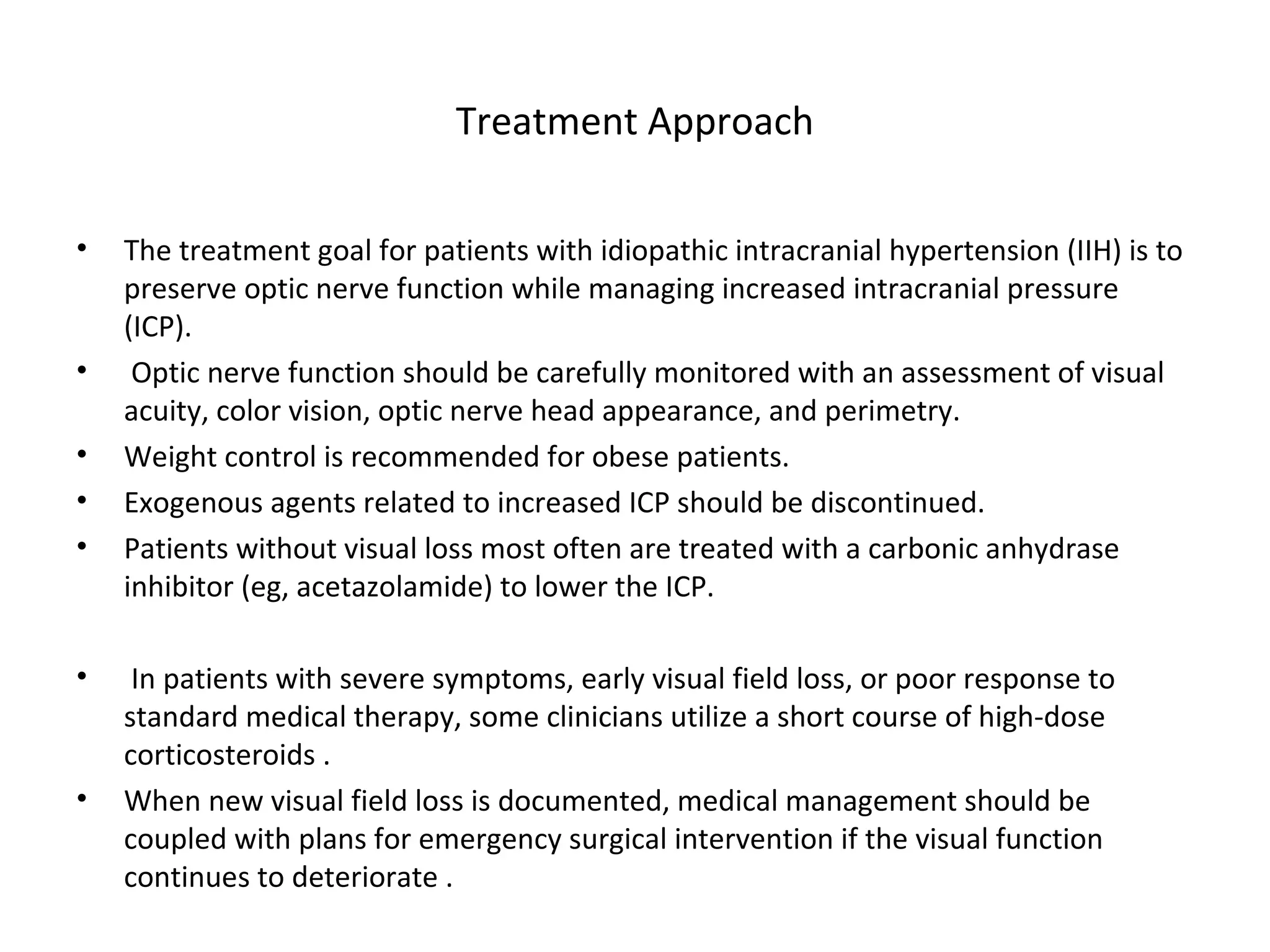 Idiopathic intracranial hypertension | PPT
