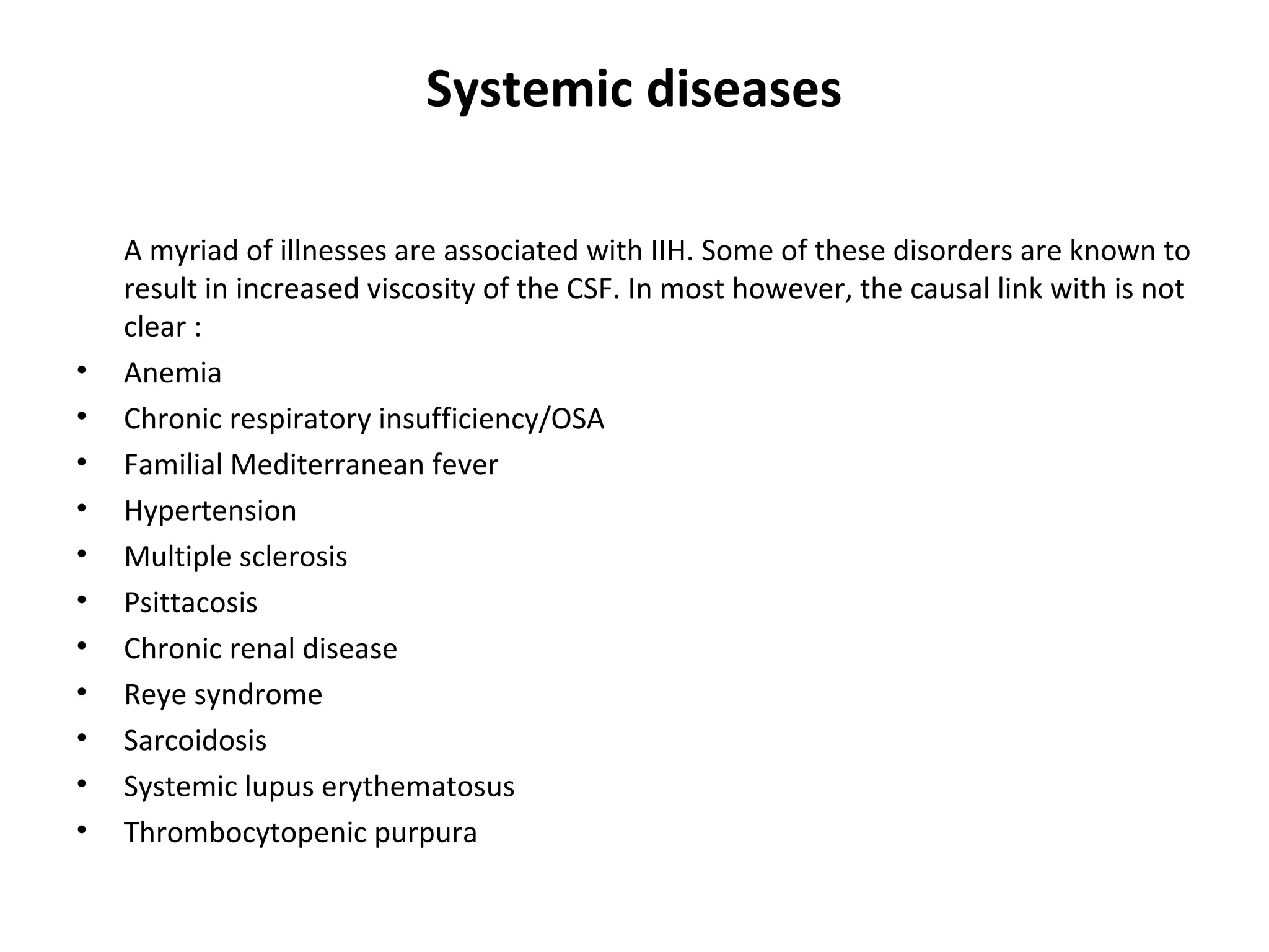 Idiopathic intracranial hypertension | PPT