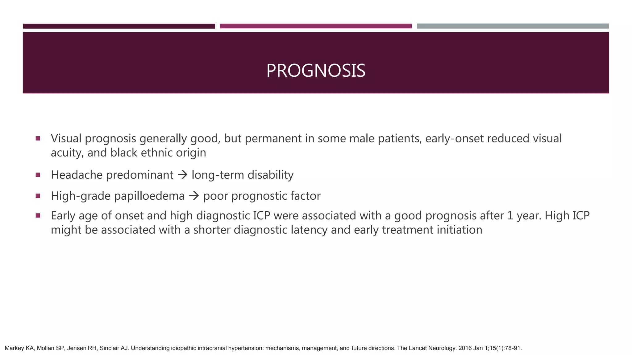 Idiopathic Intracranial Hypertension | PPTX