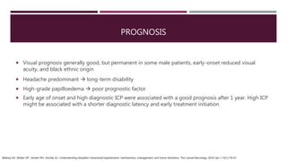 Idiopathic Intracranial Hypertension | PPTX