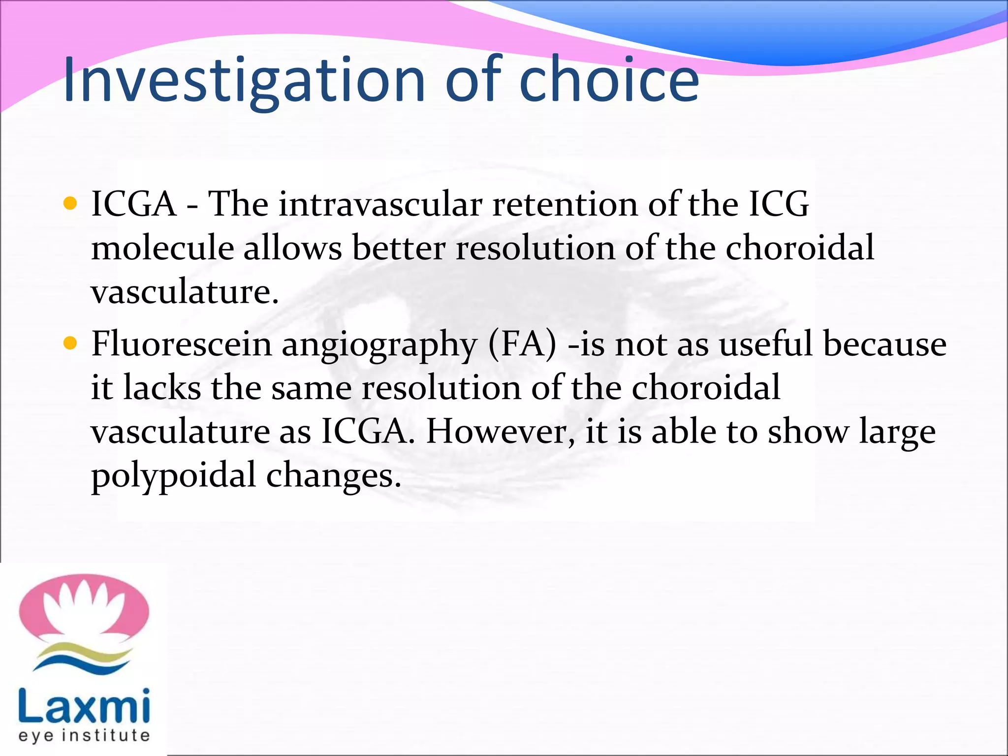 Idiopathic polypoidal choroidal vasculopathy | PPTX