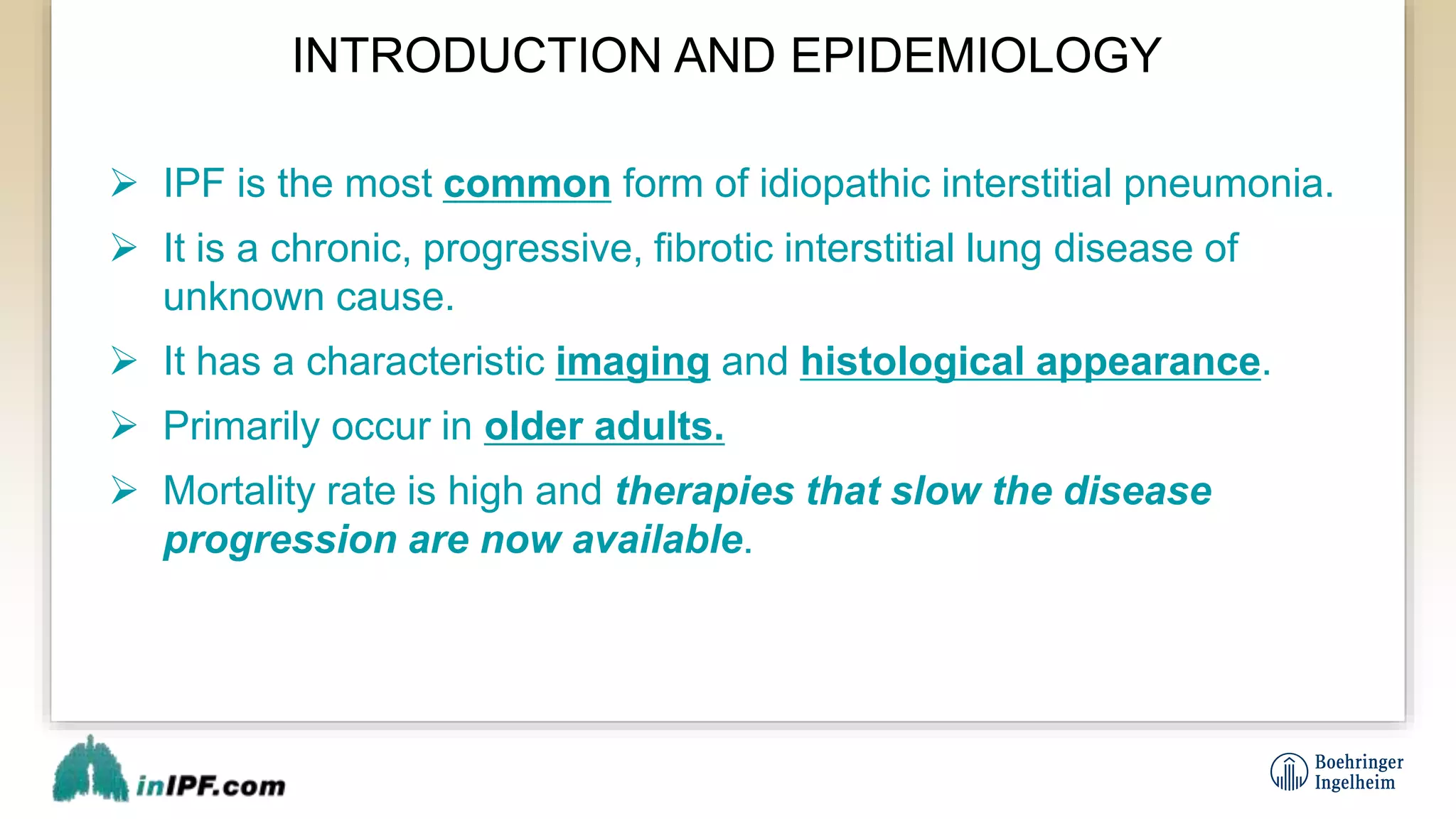 Idiopathic pulmonary fibrosis | PPTX
