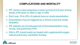 Idiopathic pulmonary fibrosis | PPTX