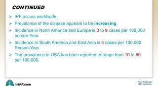 Idiopathic pulmonary fibrosis | PPTX