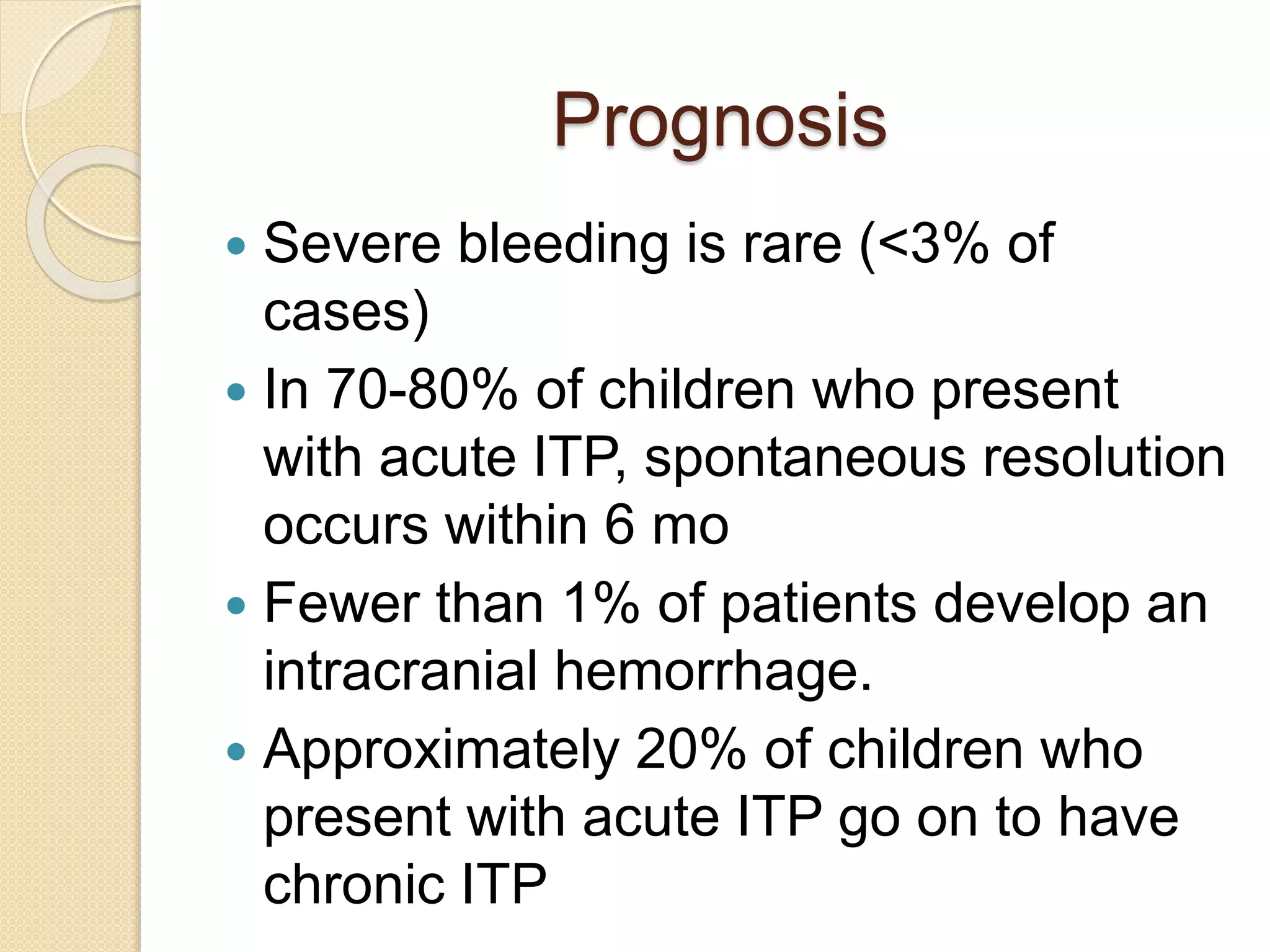 Immune thrombocytopenia purpura (itp) | PPTX