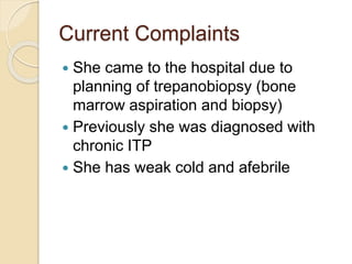Immune thrombocytopenia purpura (itp) | PPTX