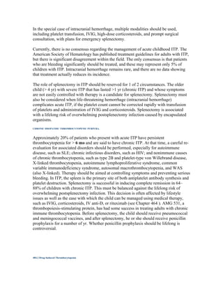 Idiopathic Thrombocytopenic Purpura | DOC