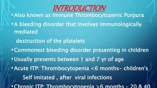 Idiopathic thrombocytopenic purpura | PPT