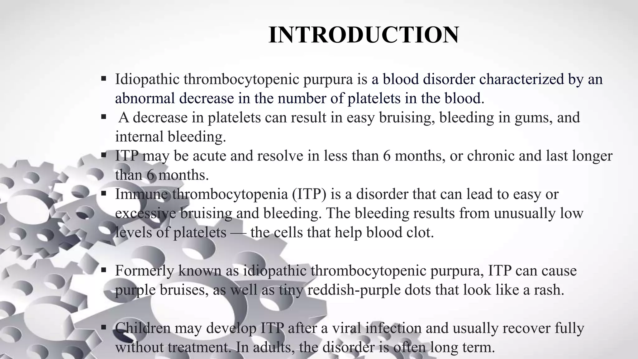 Idiopathic thrombocytopenic purpura.pptx