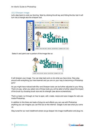 Idiots guide-to-photoshop | PDF