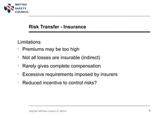 IDipOSH 3B4 Risk Controls v2 160514.pptx