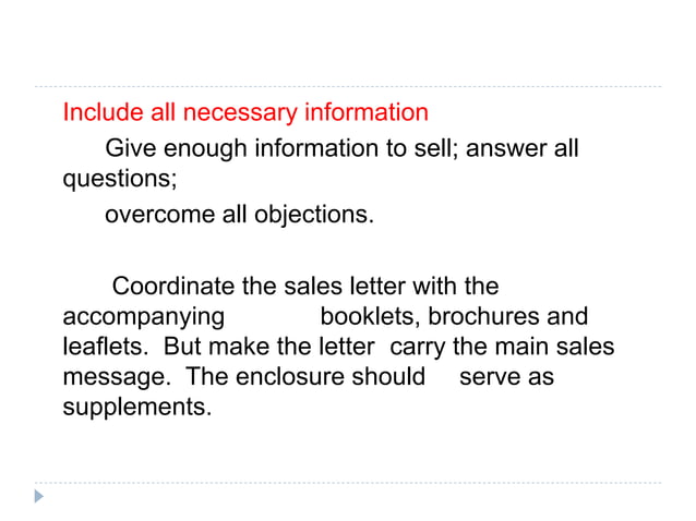 Indirectness in persuasion and sales writing | PPT