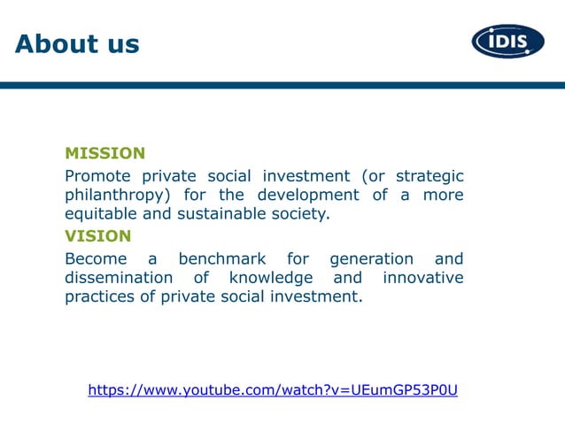 IDIS Presentation - short | PPTX