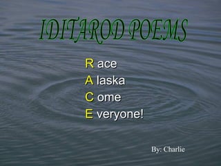 Iditarod Poems Final | PPT
