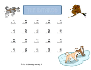 Iditarod ELA and Math Worksheets | PPT
